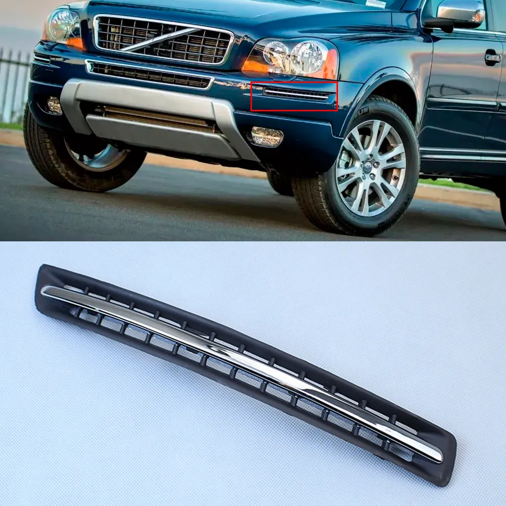 Chrome Front universal bumper vents Cover Trim Grille for Volvo XC90 ...