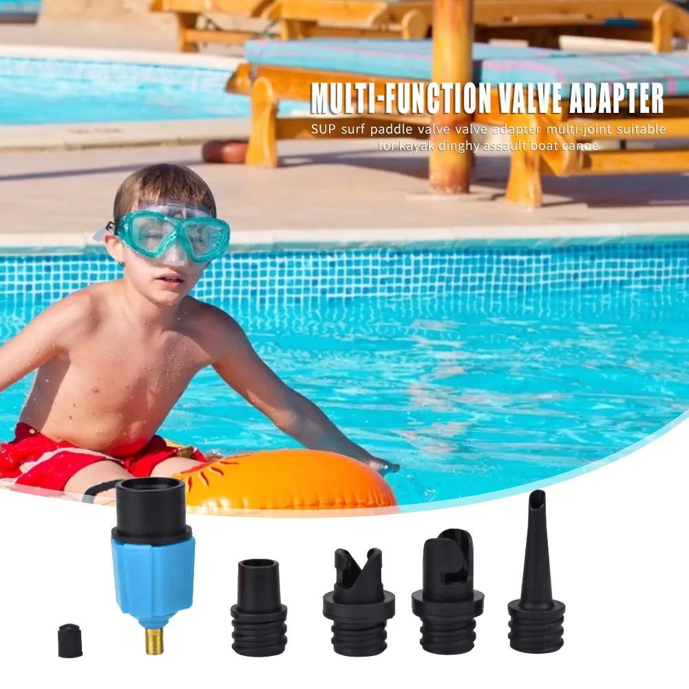 Air Pump For Inflatable Dinghy Adaptor Kit: Universal Valve Converter ...