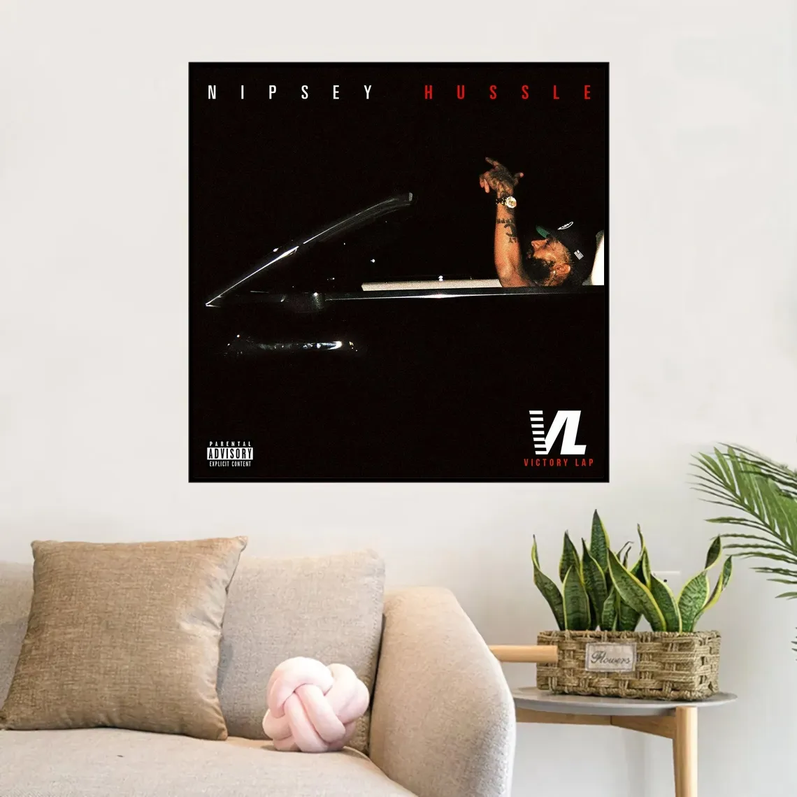 Nipsey Hussle Victory Lap Canvas Art Print: Home Decor Wall Painting No Frame From Homepro7, $12 ...