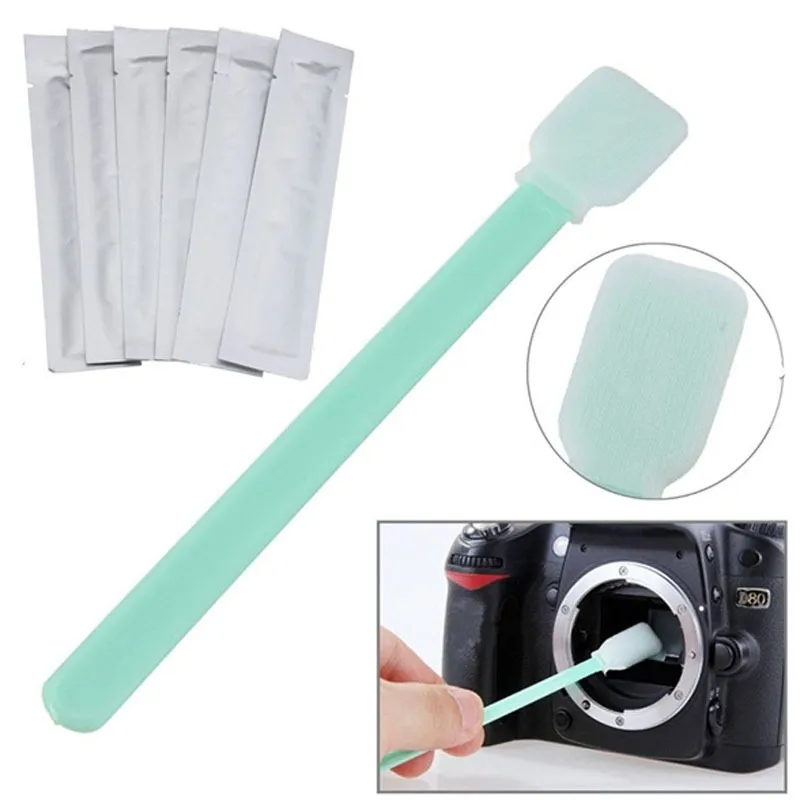 6-Pack CCD/CMOS Cleaning Kit with Wet Sensor Cleaner Swabs for DSLR ...