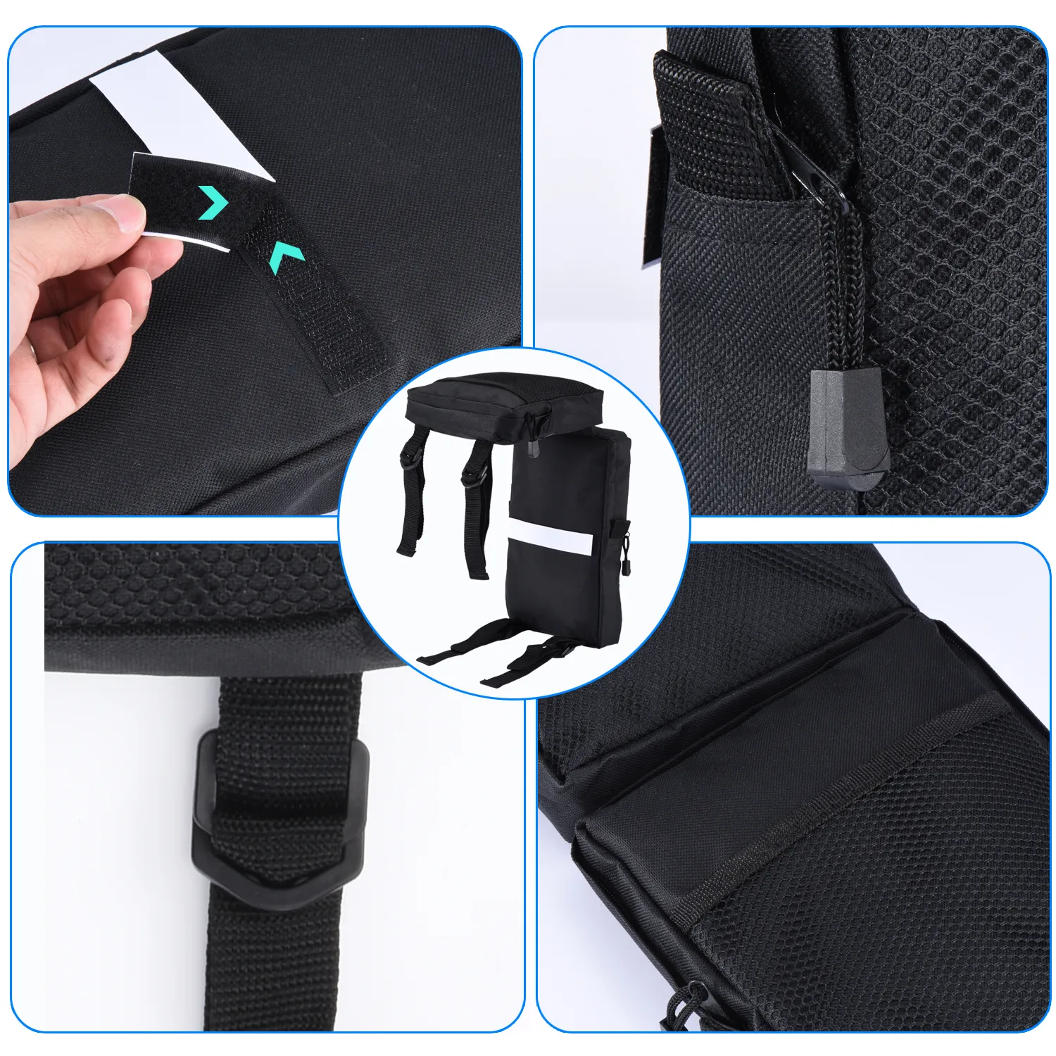 600D Oxford ATV Fender Bags ATV Tank Saddle Bags Cargo Storage Hunting ...