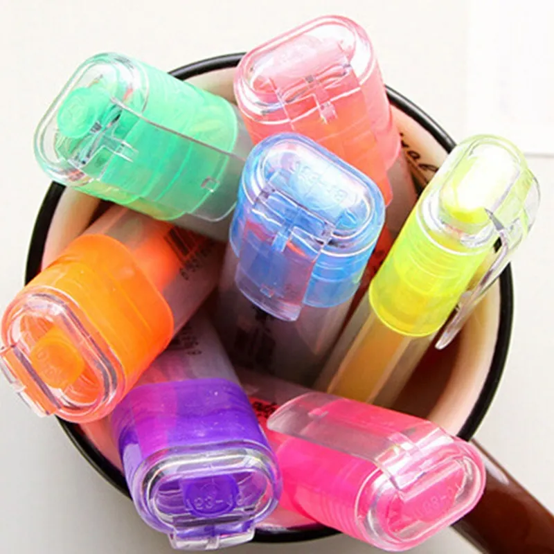 No-Bleed Gel Highlighters | Pastel Highlighter Set | Dry Highlighter ...