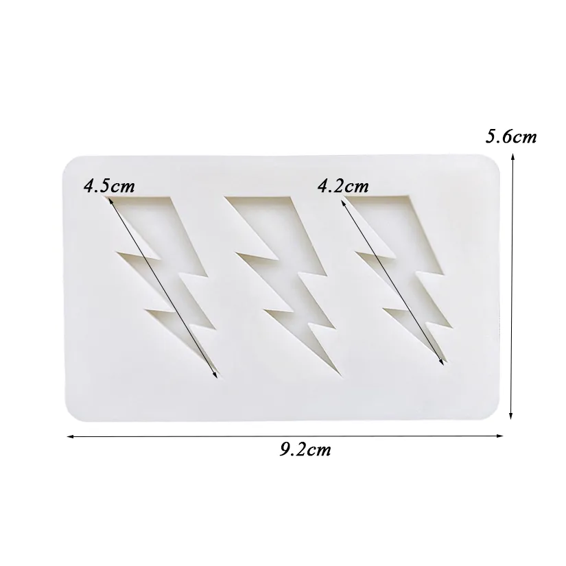 Lightning Bolt Silicone Sugarcraft Molds Flexible... From Ddmyearth ...