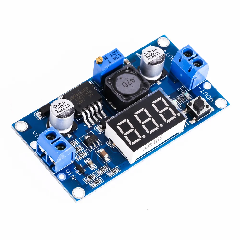 LM2596 DC Step Down Converter Voltage Regulator LED Display Voltmeter DC 4.0 40 To 1.3 37V Buck ...