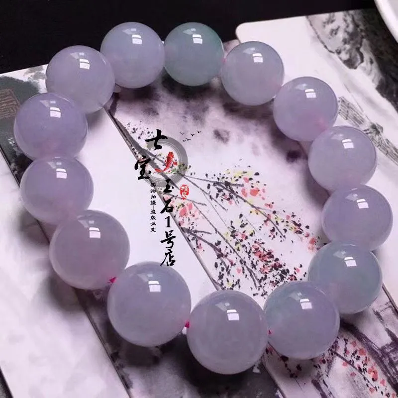 Natural Purple Jade Bracelet Women Genuine Myanmar Jadeite A Grade Ice Bangle