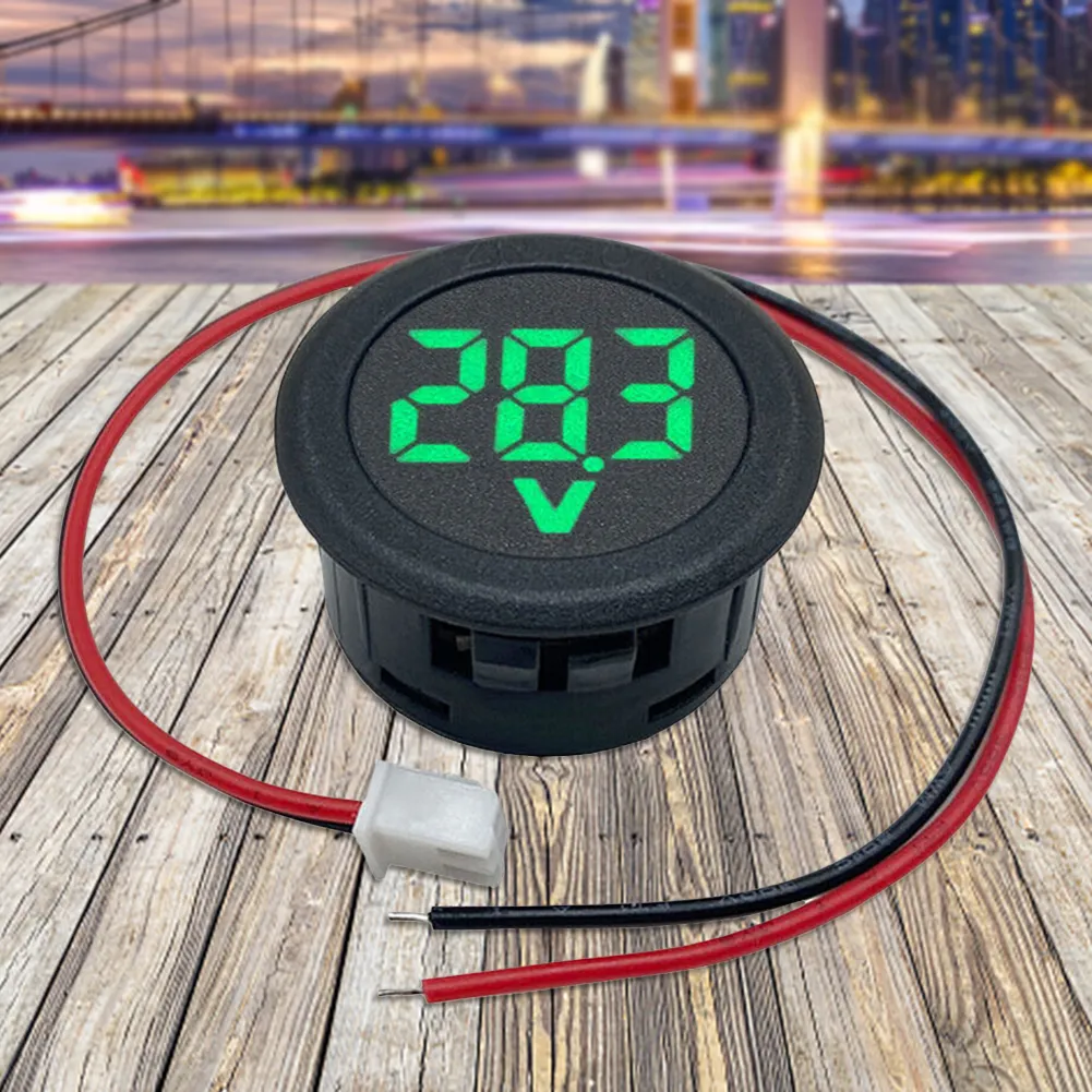 DC 4 100V Volt Detector Tester Car Voltage Current Meter LED Digital ...