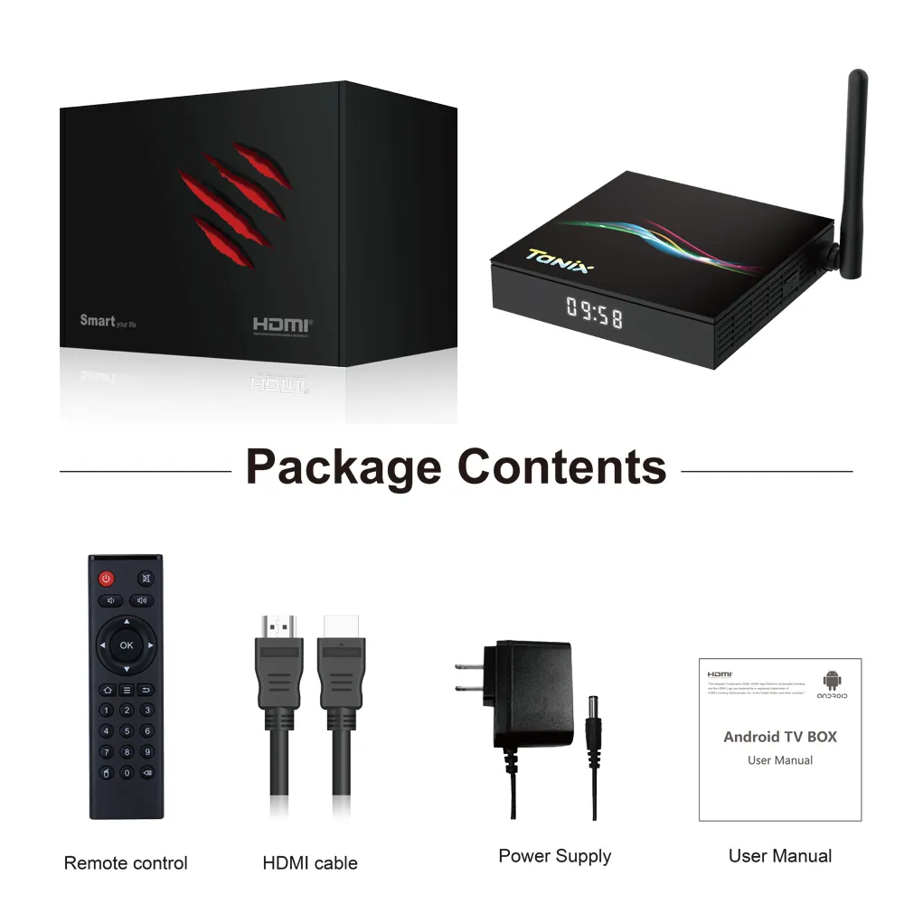 Android TV Box 4K Tanix TX66: RK3566 4GB/32GB, Dual Wifi, 1000M LAN ...