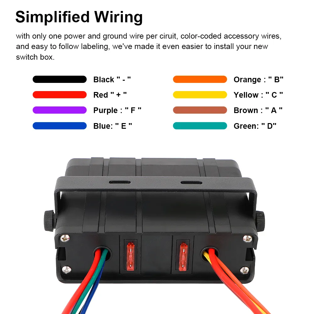 6 Gang Marine Toggle Switch Panel 24V 12V LED... From Ddmyearth, $35.54 ...