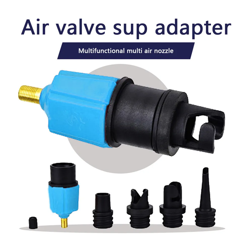 Air Pump For Inflatable Dinghy Adaptor Kit: Universal Valve Converter ...