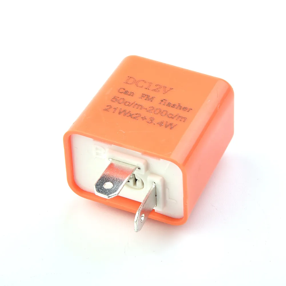 Adjustable LED Flashing Turn Signal For Motorcycle Lock 2 Pin Indicator ...