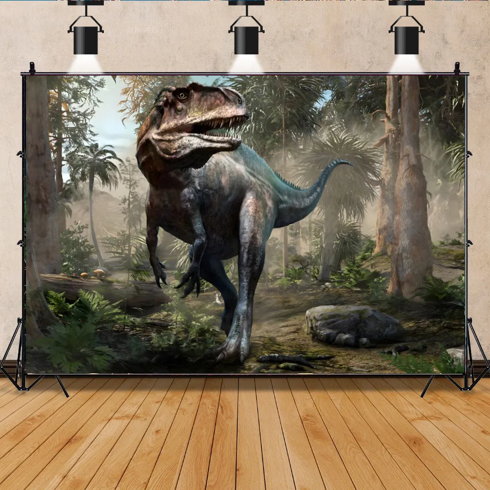 Jurassic World Backdrop Washable Polyester Dinosaur... From Ddmyhome ...