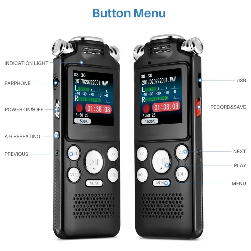 DHgate.com:Digital Voice Recorder, 587D Dictaphone Audio Player ...