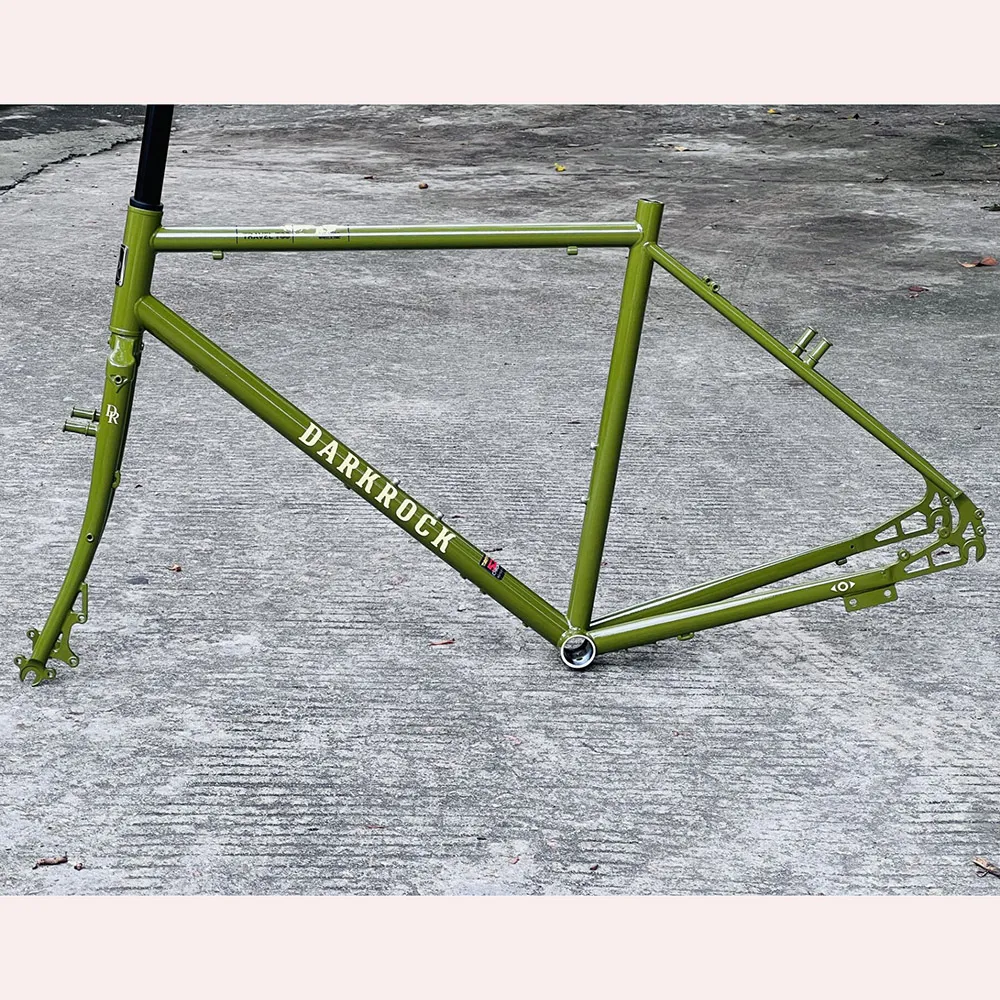 700C Road Bike Frameset - Premium CR-MO Steel, Disc/V Brake Compatible ...