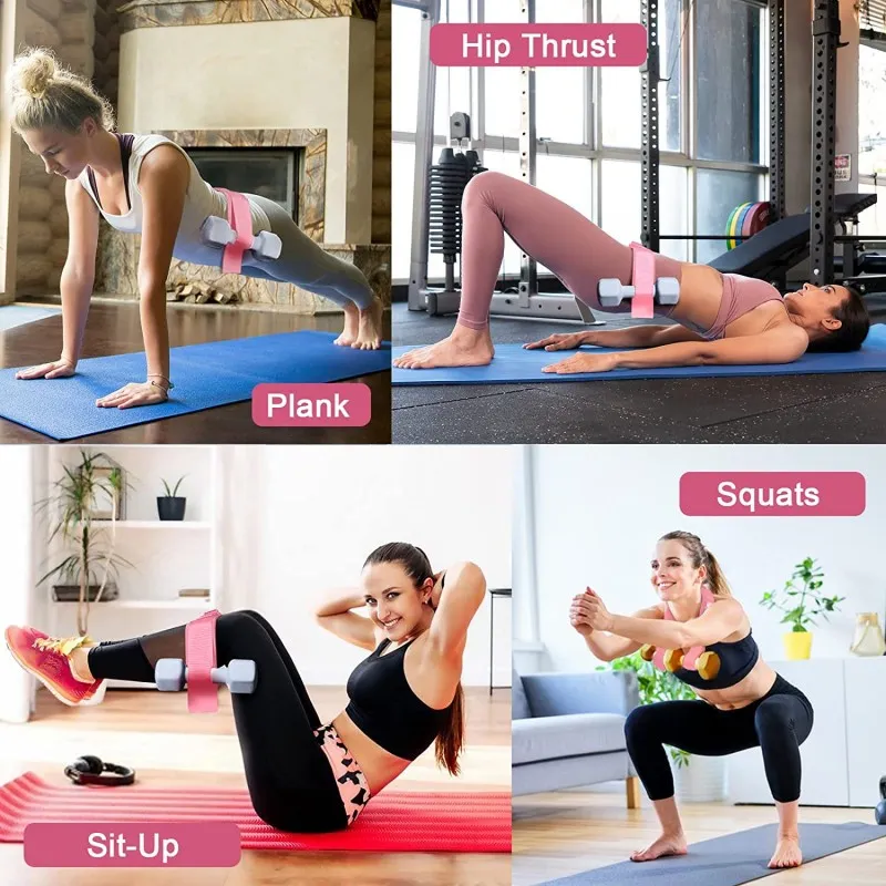 Premium Hip Thrust Belt for Gym | Non-Slip Weight Lifting Belt with ...