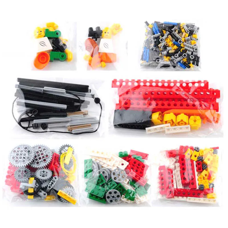 399-Piece MOC Building Blocks Set: Technical Beams, Gears, Axles, and ...