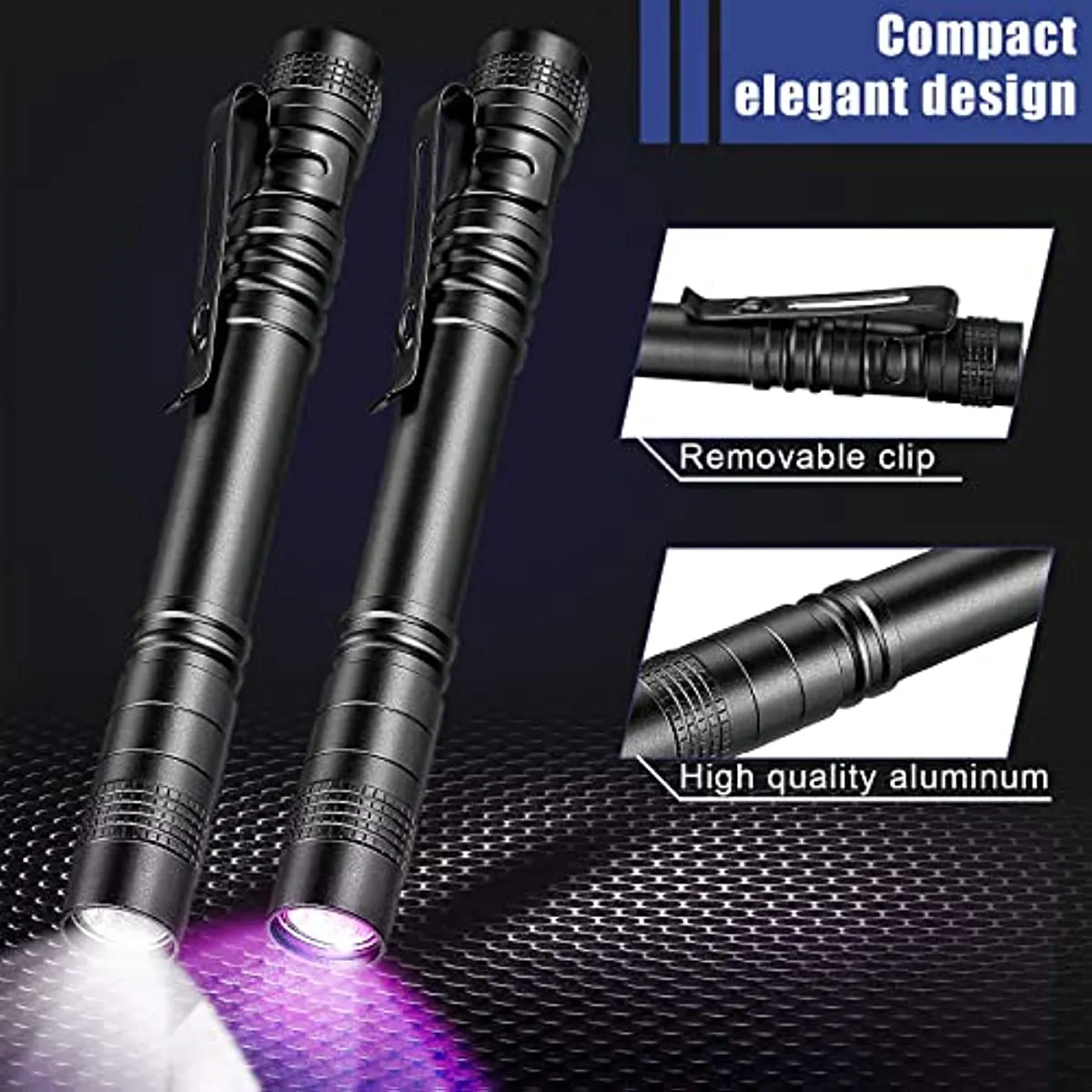 UV Flashlight 395nm UV Light Blacklight Flashlights LED Black Light ...