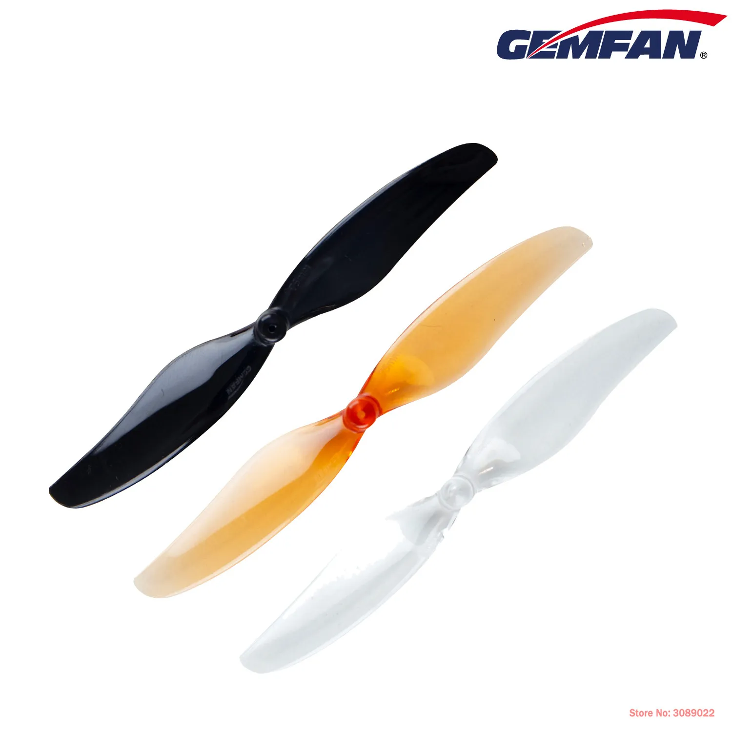 Gemfan 75mm 2-Blade PC Propellers 1mm/1.5mm for DJI Tello, FPV ...