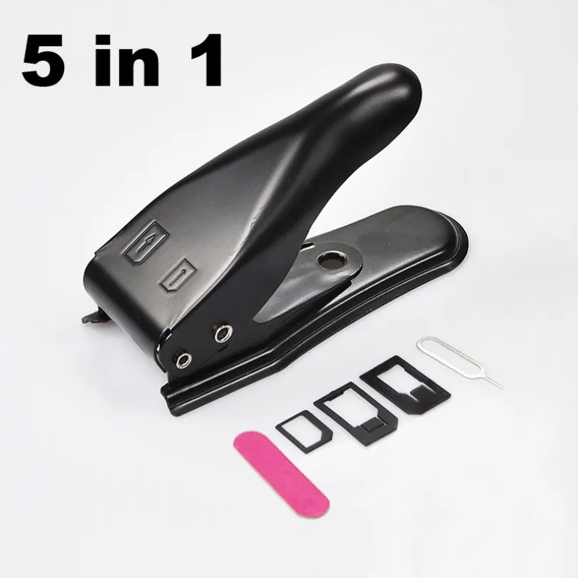 2-in-1 Compact SIM Cutter Kit: Precise Micro SIM Card Cutter with ...