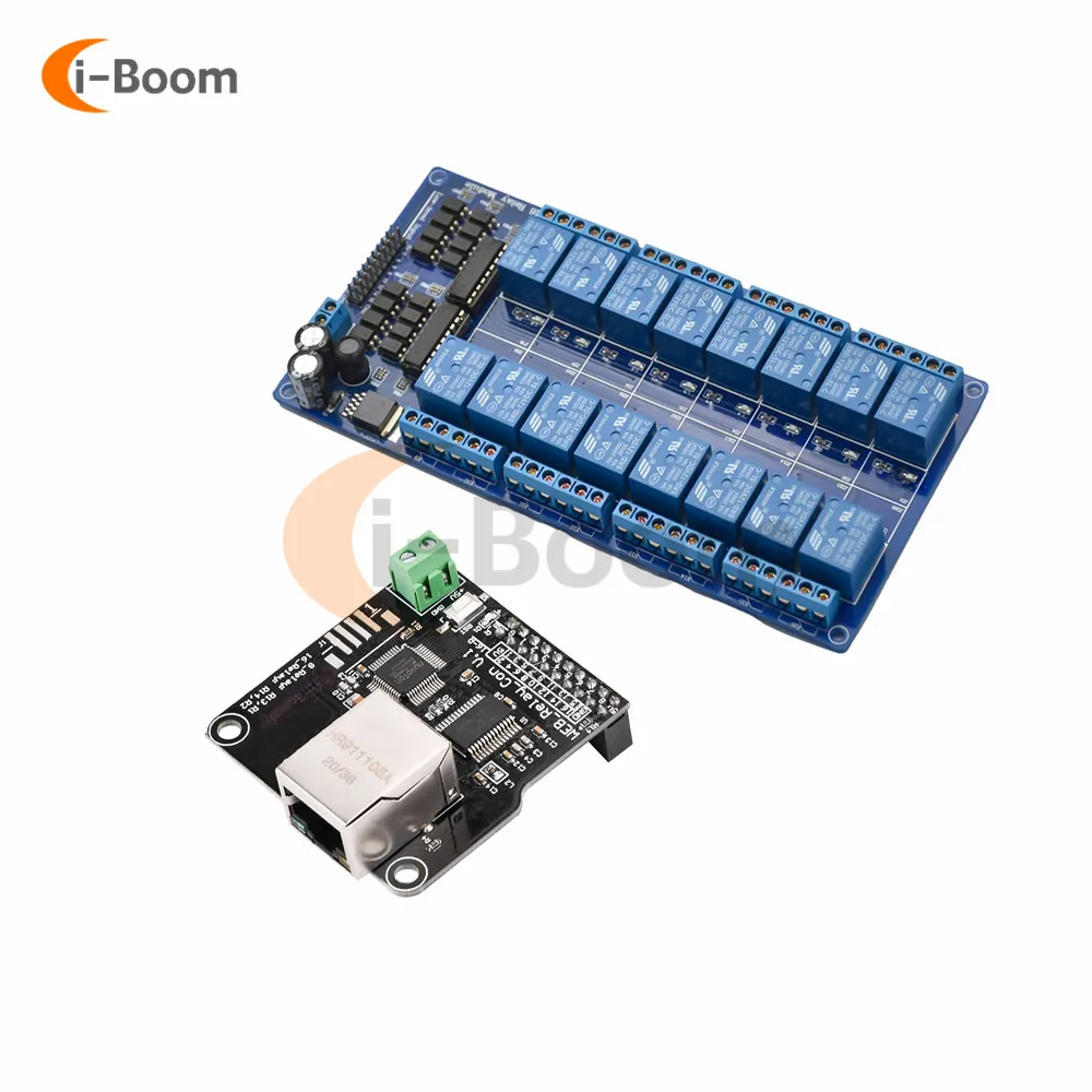 Wholesale LAN Wan Ethernet Control Module With 16 Channel Relay And ...