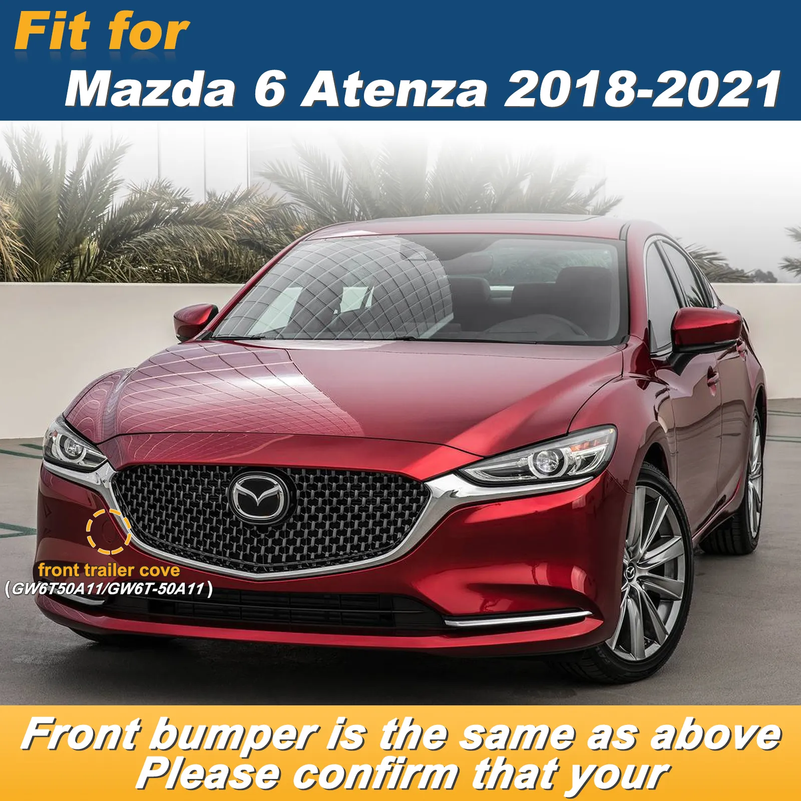 DHgate.com:Front Bumper Tow Hook Cover Cap Eye Cover for Mazda 6 Atenza ...