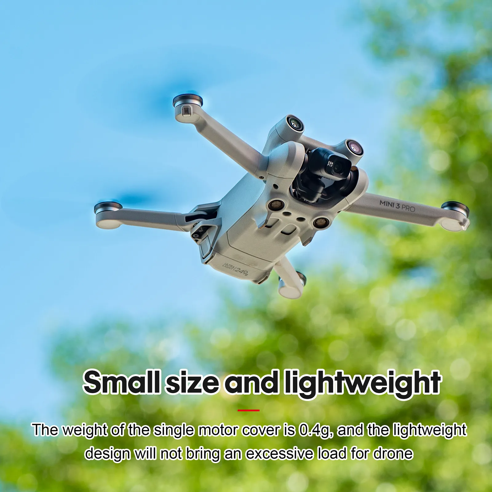 6-Piece Anti-Bump Motor Cover Propeller Protectors for DJI Mini 3 Pro ...