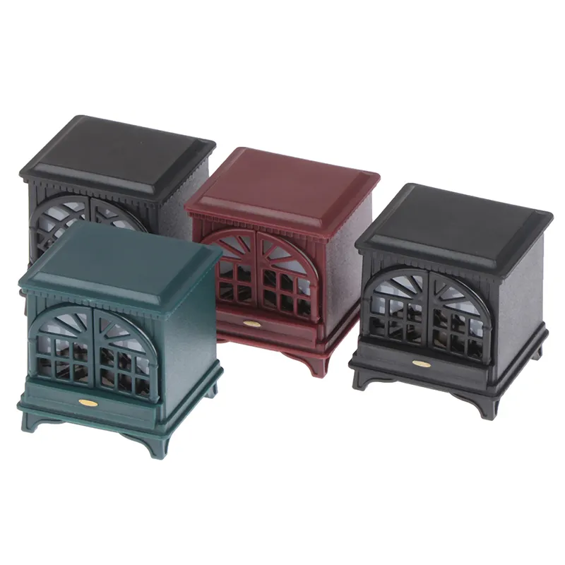 DHgate.com:20241:12 Scale Dollhouse Miniature Fireplace, Mini European ...