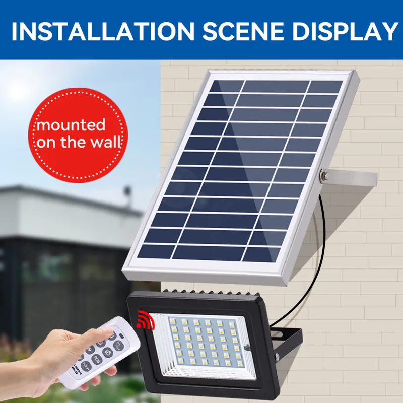 DHgate.com:Outdoor Solar Powered Color-Changing LED Flood Light - IP65 ...