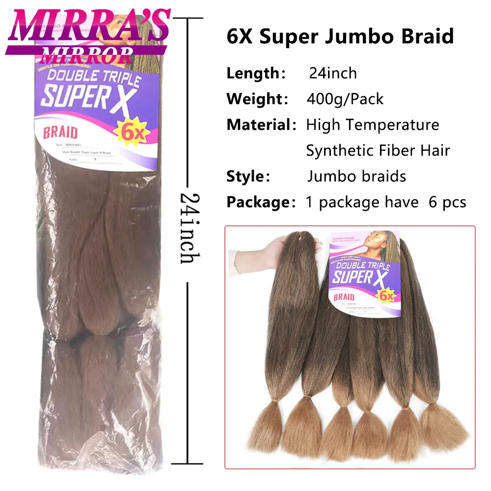 Jumbo Box Braids 400 Gramas Synthetic Hair Extensions For Women Do ...