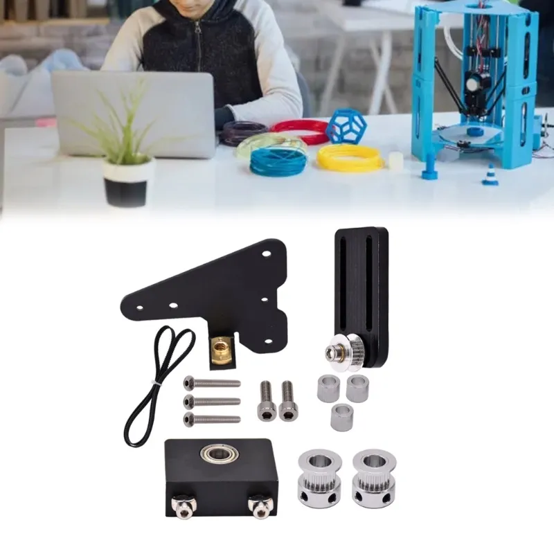 Aluminum Dual Z-Axis Lead Screw safety kit with Timing Belt for CR10/Ender3/3S 3D Printers