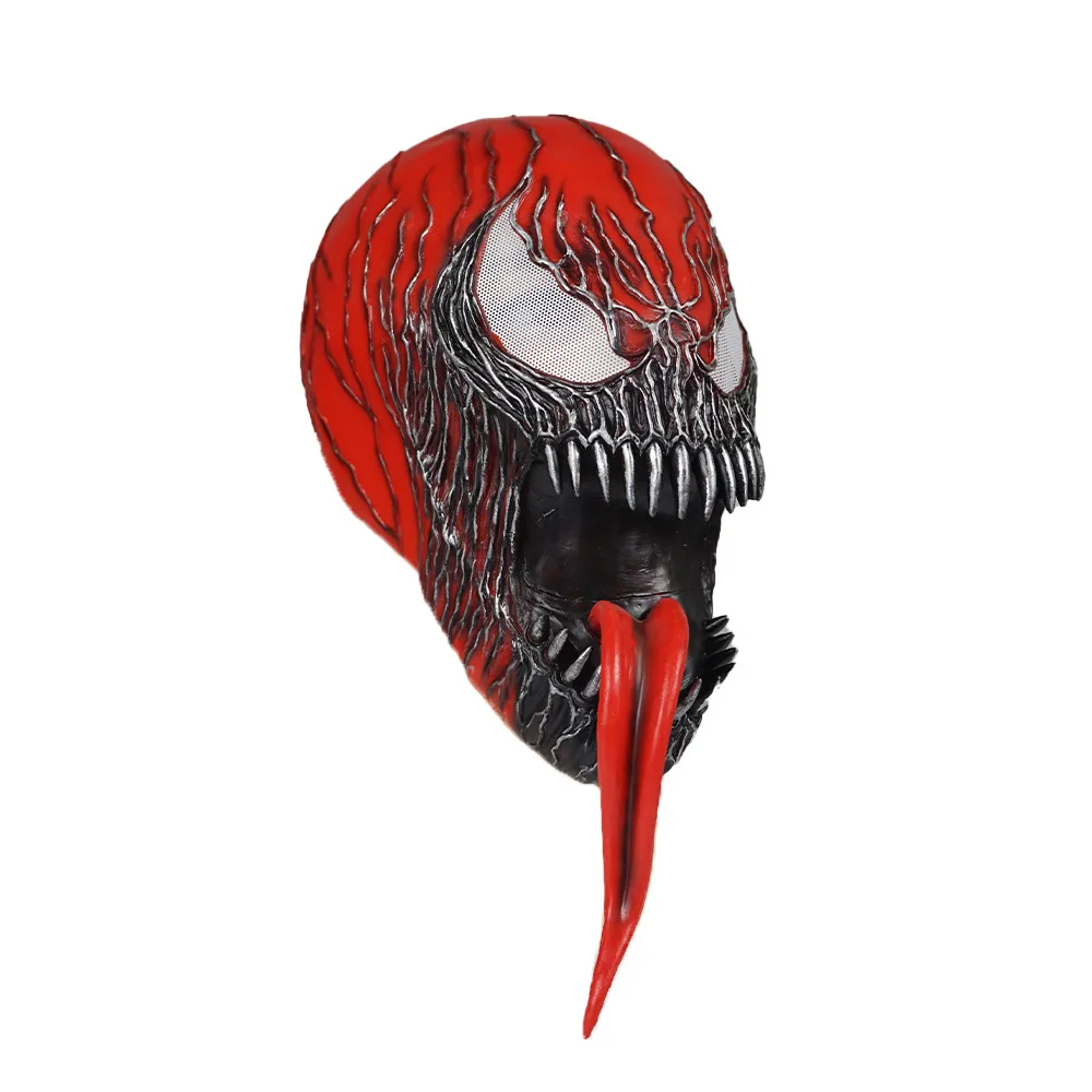 Real Latex Venom Molezu Horror Devil Mask Full Face Superhero Mascaras ...