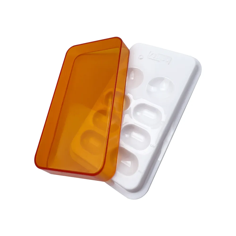 Denture Case: 8-Hole Acrylic Shading Box for Dental Resin, Lightweight ...