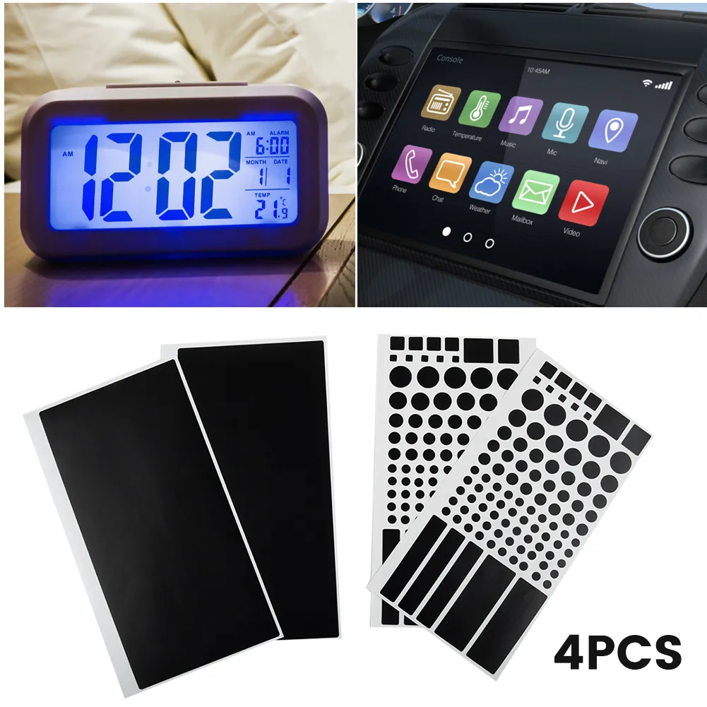 DHgate.com:PVC Car LED Light Blocking Stickers - 4 Sheets, Block Glare ...