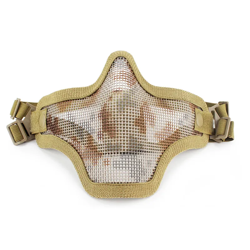 DHgate.com:Steel Half-Face Mesh Mask for Hunting, Paintball ...