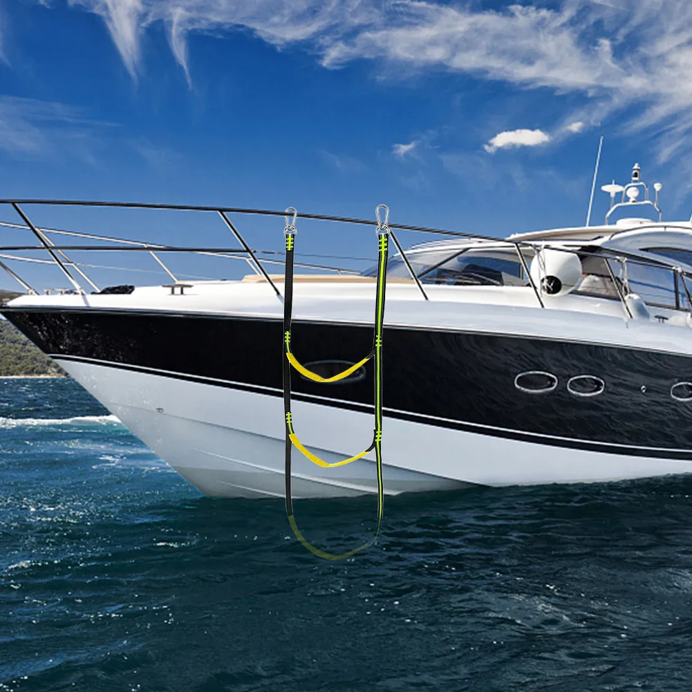 Soft Folding the rope Ladder for Motorboats and Yachts - 3/4/5 Step ...