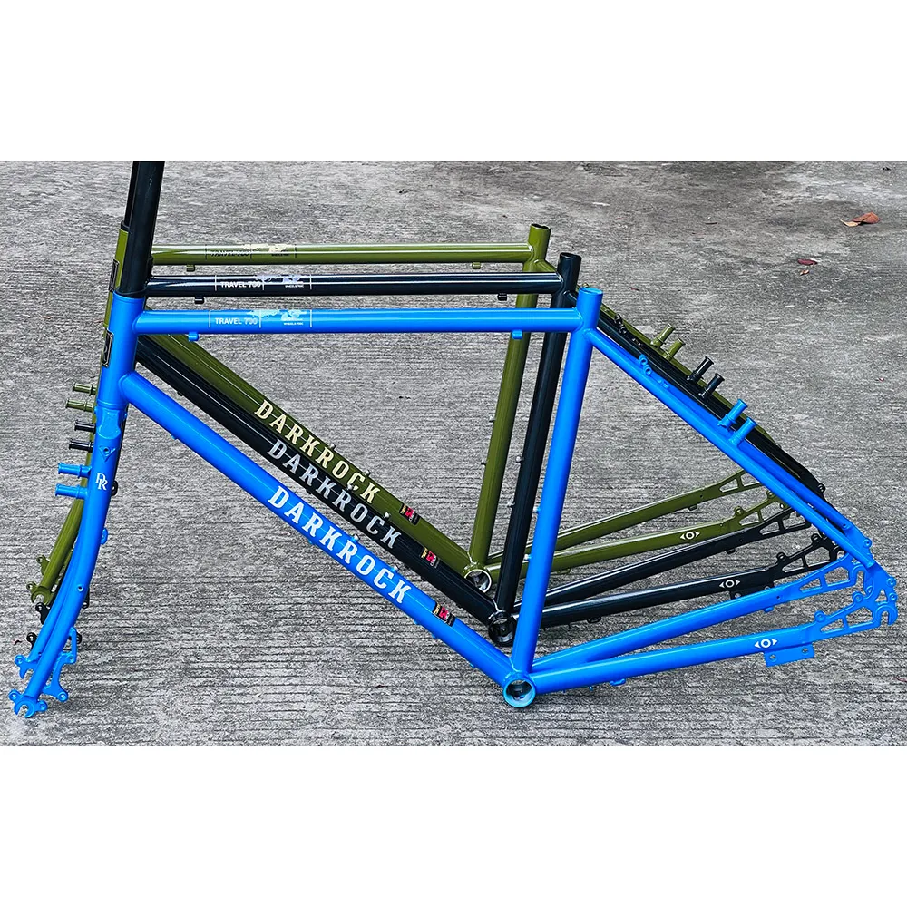 700C Road Bike Frameset - Premium CR-MO Steel, Disc/V Brake Compatible ...