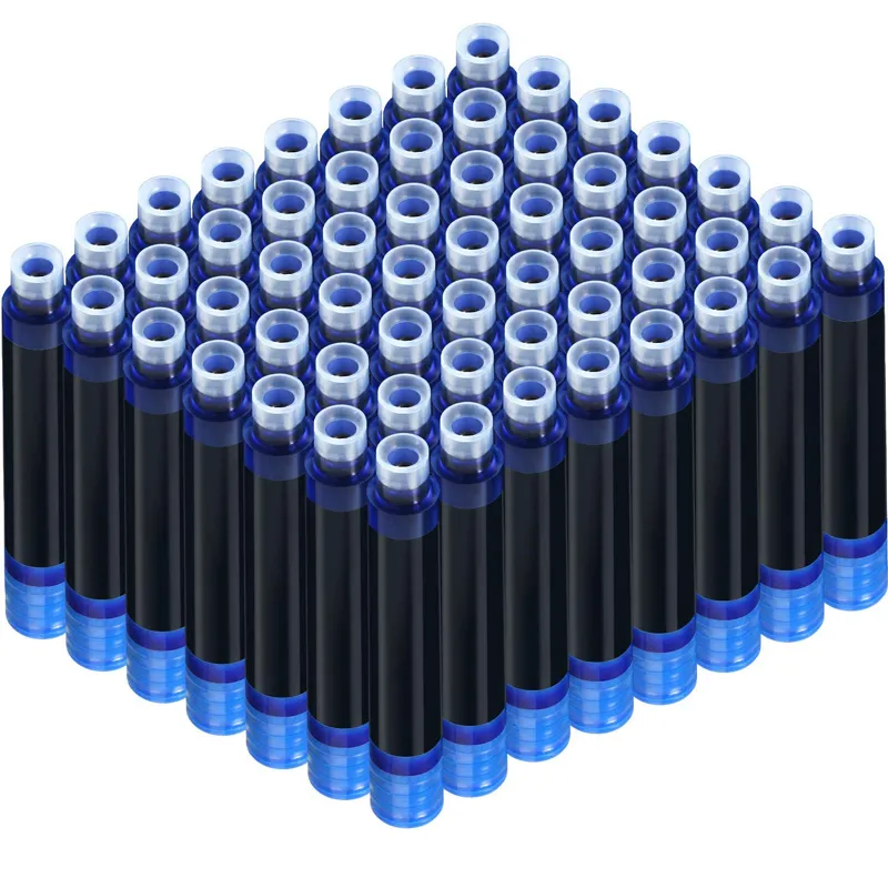 DHgate.com:50pcs Fountain Pen Ink Cartridges Blue Black Red ink Colors ...