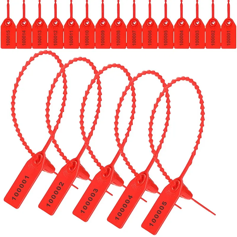 1000 Pack Zip Ties Safety Tags with Serial Numbers for Fire ...
