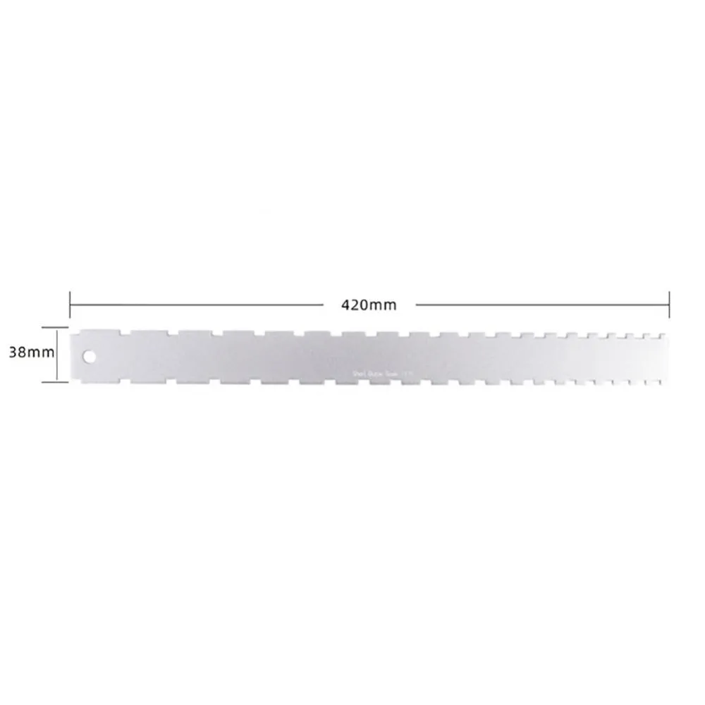 Luthier Tools Fretboard Notched Straight Edge Ruler For Guitar, Bass ...