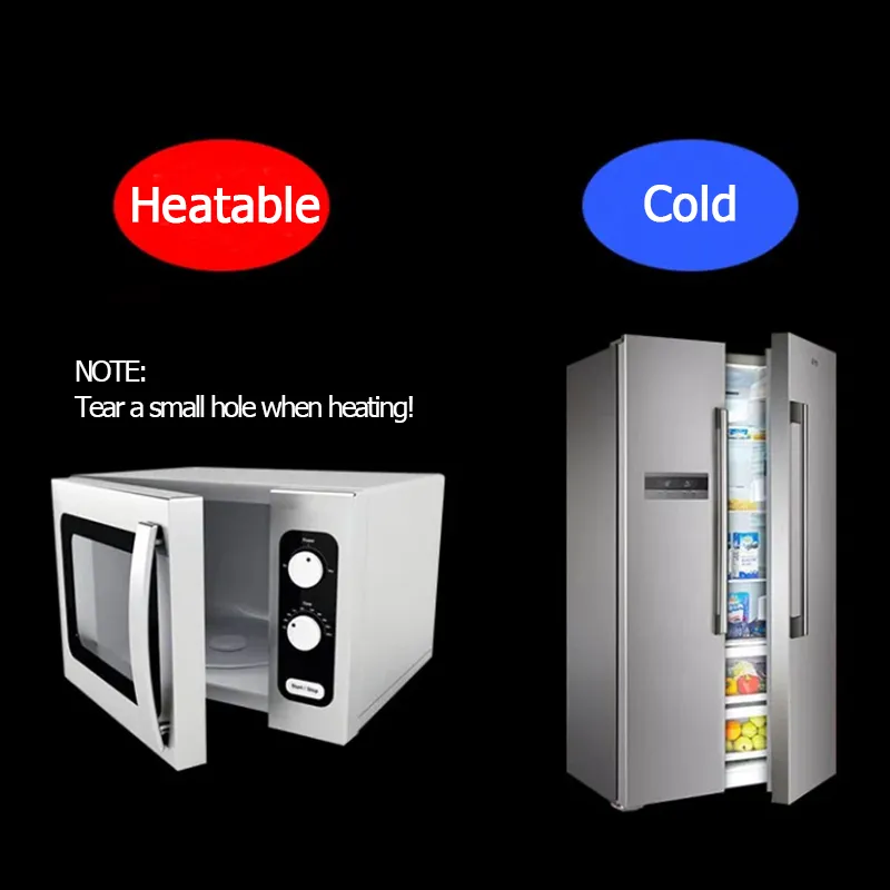 Vacuum Sealer Bags, 100-Pack Textured Plastic Food Saver Storage Bags ...