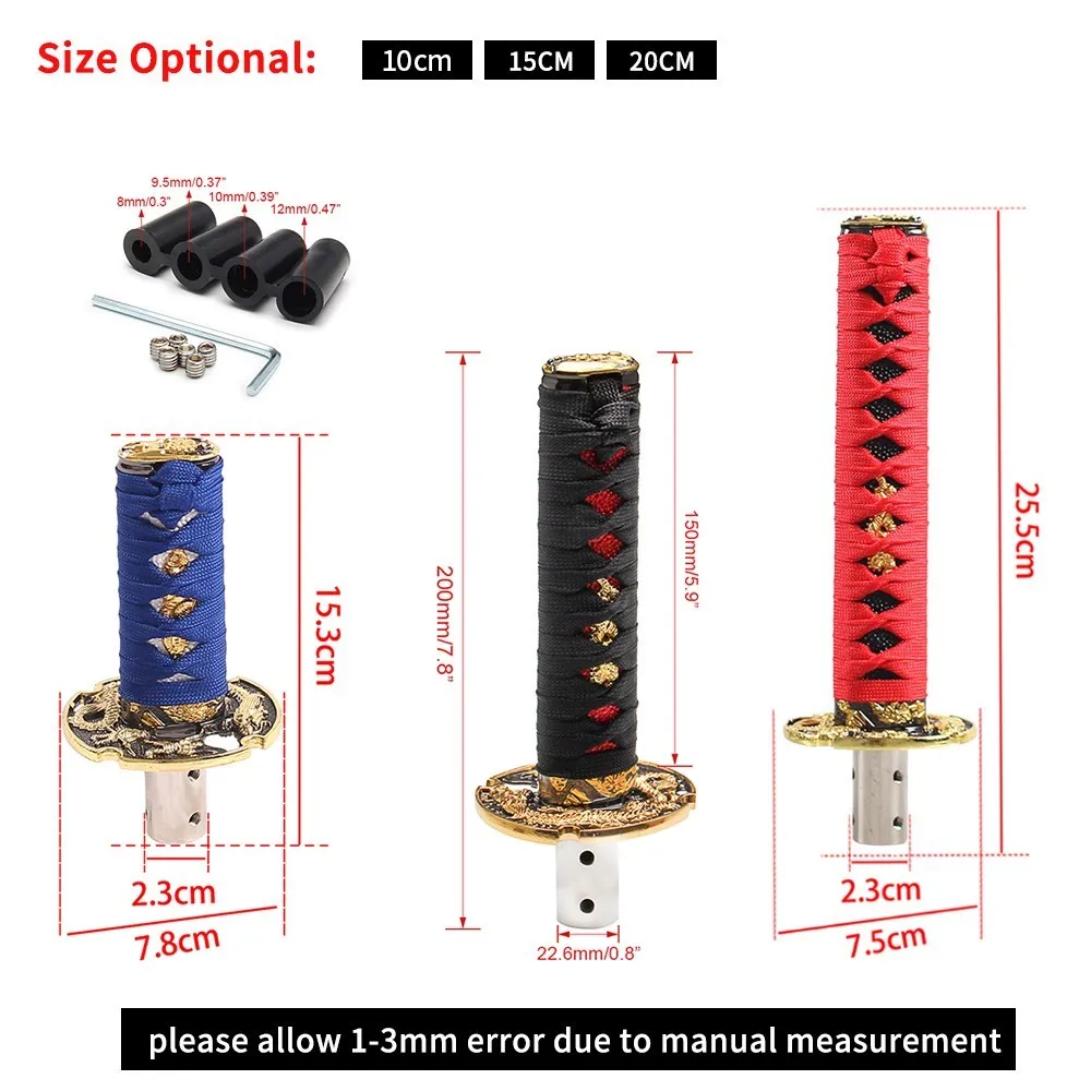 DHgate.com:Samurai Shift Knob - Katana Sword Style Gear Shifter, 100mm ...