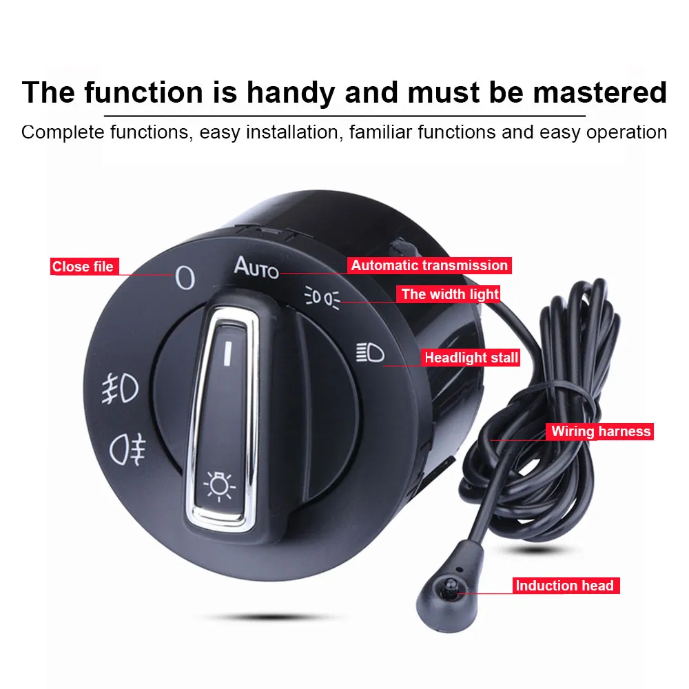 Direct Replacement Metal Headlight Control Switch Universal Car ...