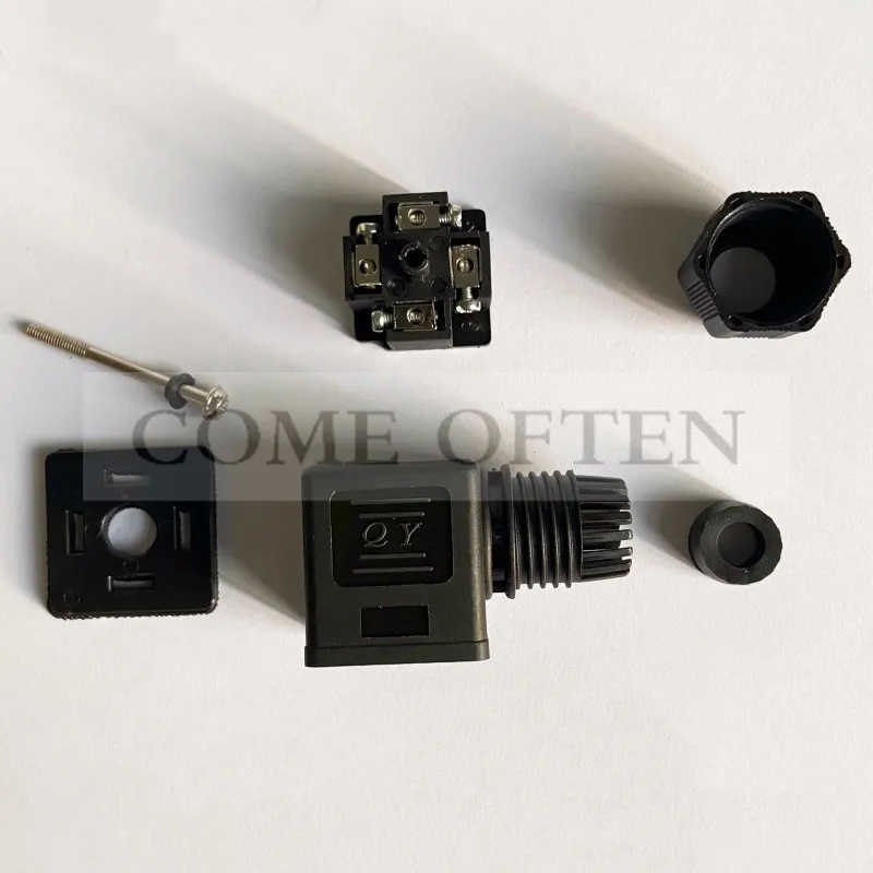 Waterproof Hydraulic Solenoid coil and solenoid Plug with QY Connector ...