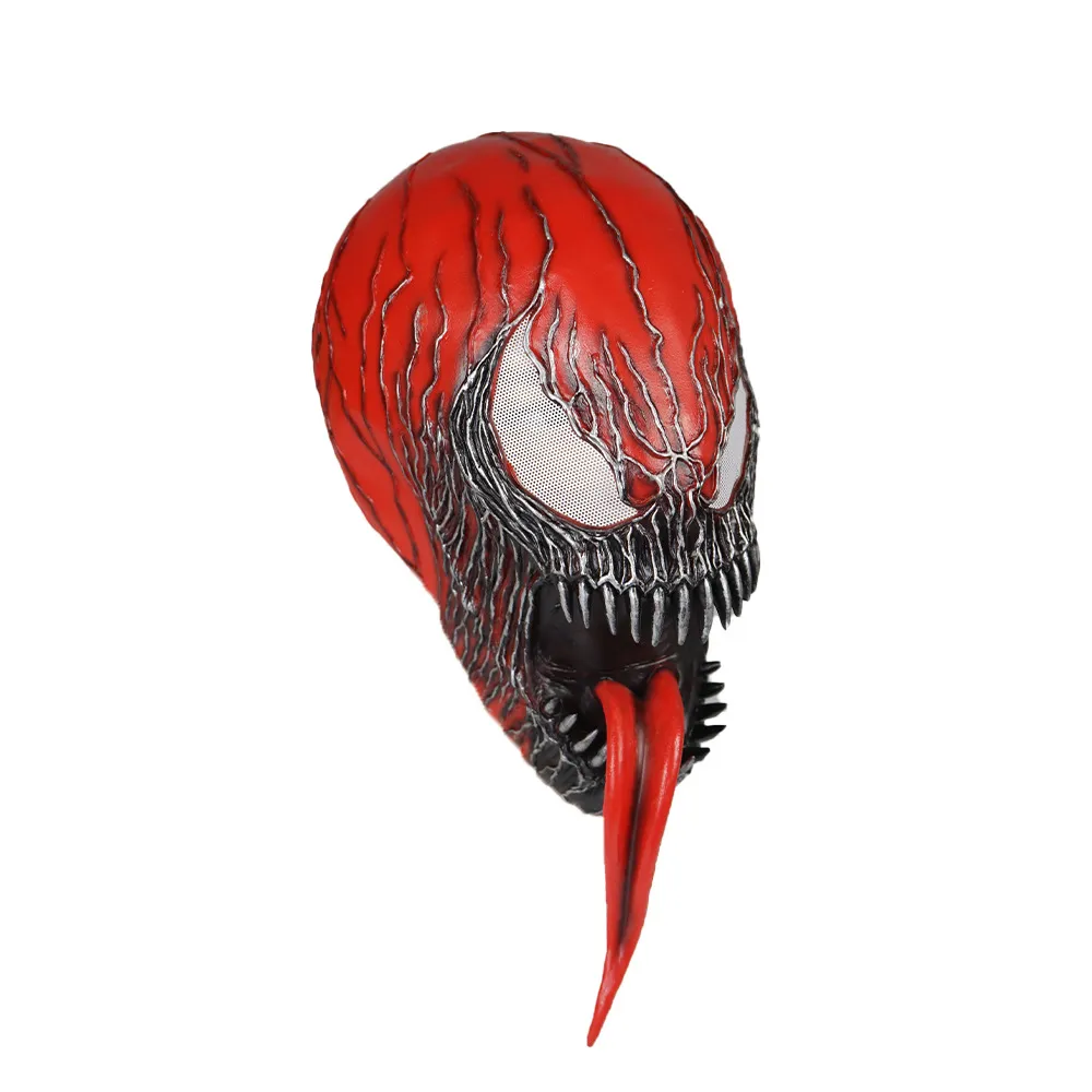 Real Latex Venom Molezu Horror Devil Mask Full Face Superhero Mascaras ...