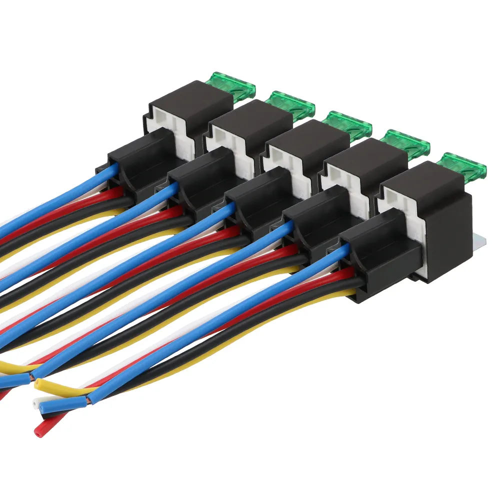 5-Piece SPST Blade Fuse types of protection relay with Switch Adapter ...
