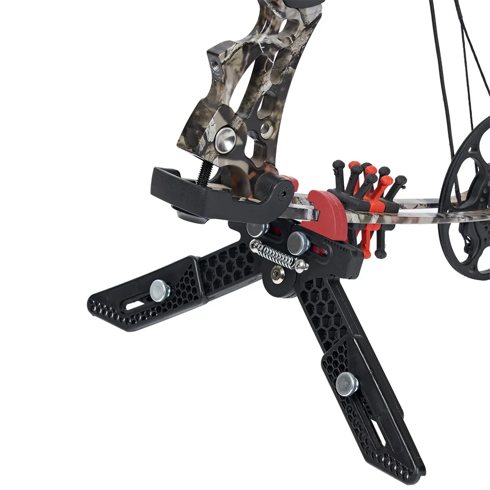Adjustable Length Limb Clamp Bow Stand Holder Kickstand for Compound ...