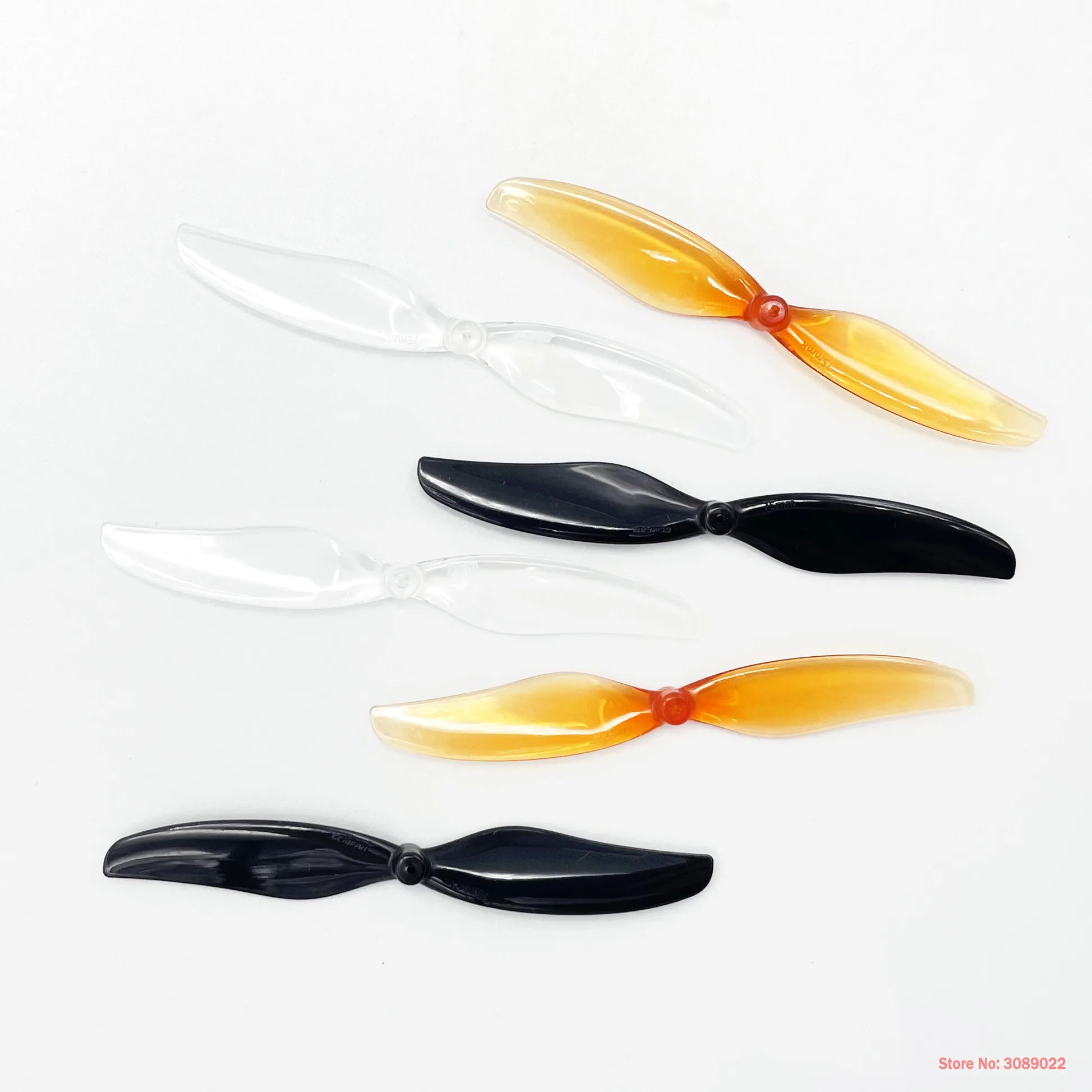 Gemfan 75mm 2-Blade PC Propellers 1mm/1.5mm for DJI Tello, FPV ...