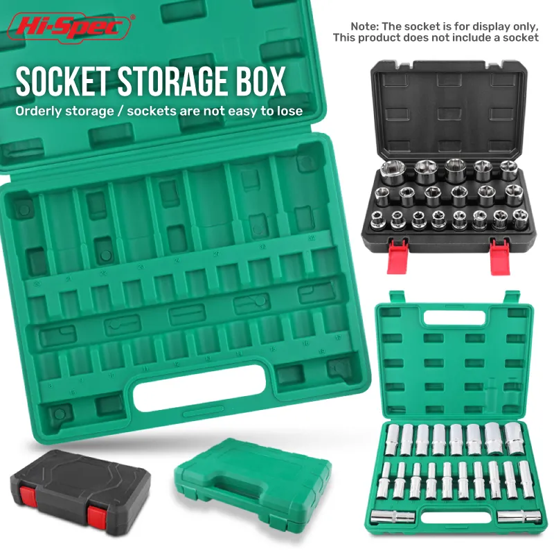 Hi-Spec Empty socket and wrench for Toolbox Storage - Compatible with ...