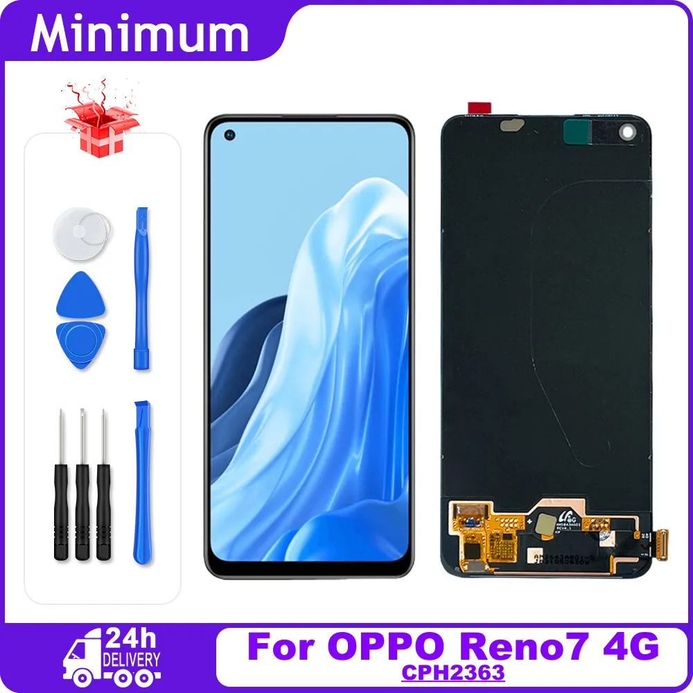 DHgate.com:AMOLED For OPPO Reno7 4G CPH2363 LCD Display Touch Screen ...