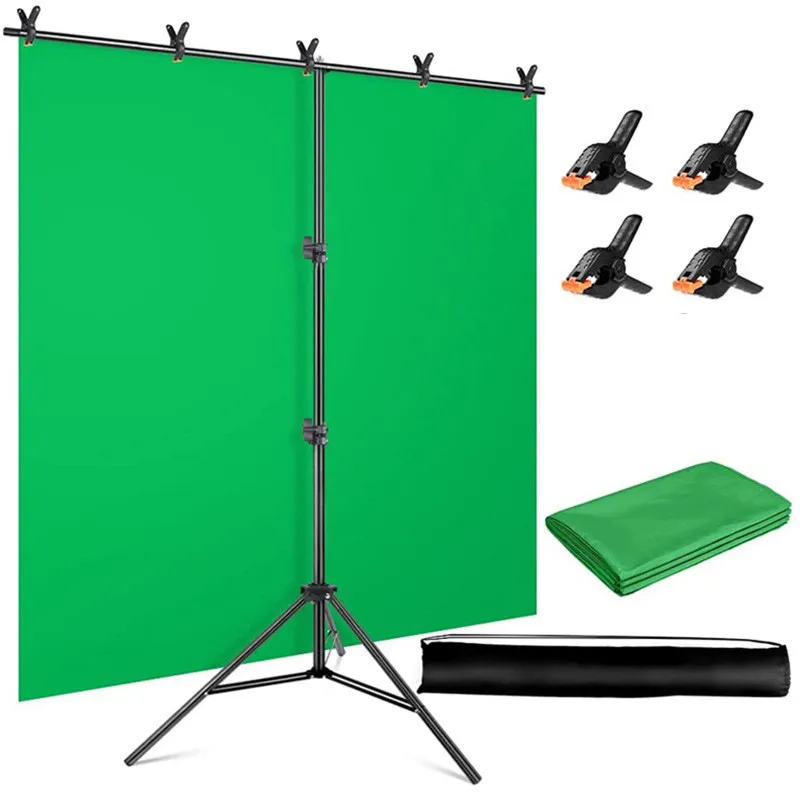 Green Screen Backdrop With Stand, T Shaped Portable... From Ddmyearth ...