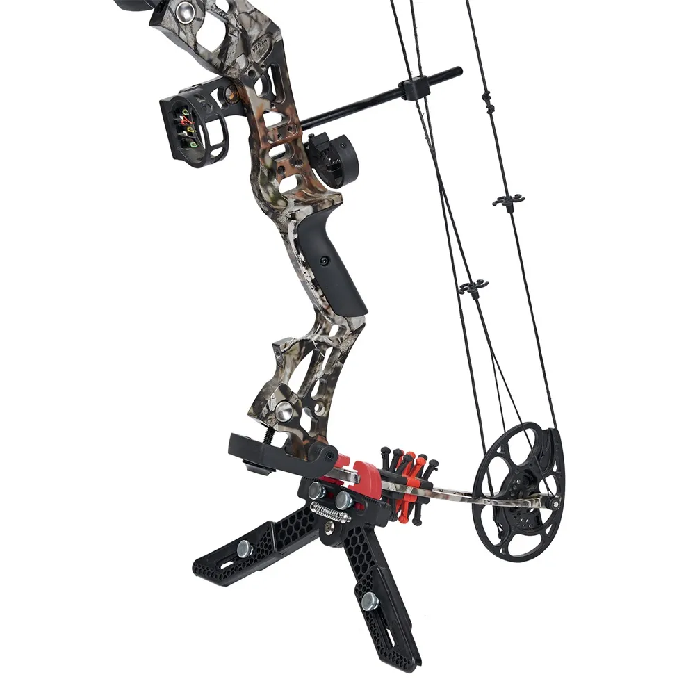 Adjustable Length Limb Clamp Bow Stand Holder Kickstand for Compound ...